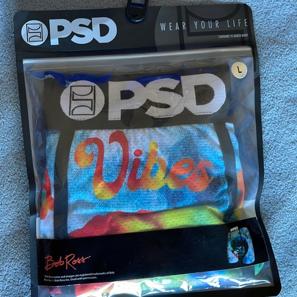 PSD | Underwear & Socks | Mens Large Bob Ross Psd Boxer Briefs | Poshmark